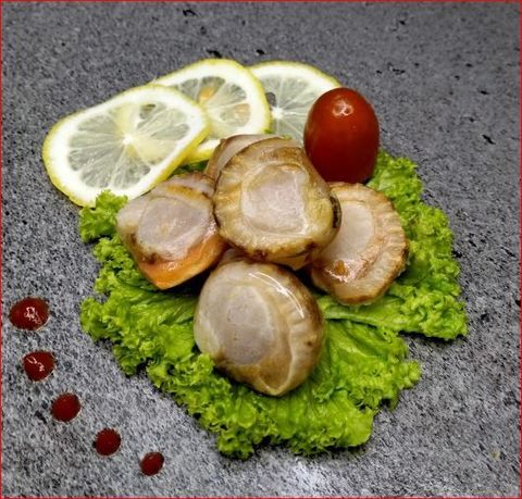 HALAL FROZEN BOILED HOTATE 1KG (80/100) Boiled Scallop kerang rebus ...