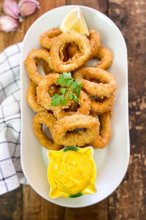[FROZEN] Halal Tempura Squid Rings Calamari RIngs 1KG Frozen 酥炸鱿鱼圈 ...