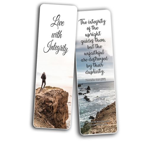 Bible Verses About Integrity Bookmarks (6-Pack) – KNH Value Store