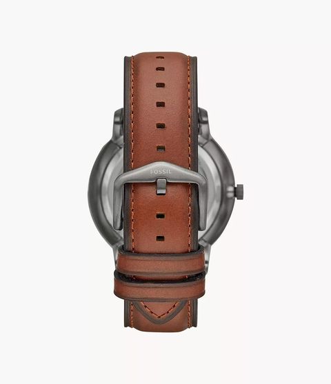 FOSSIL ME3161 NEUTRA AUTOMATIC AMBER LEATHER – Famous Time