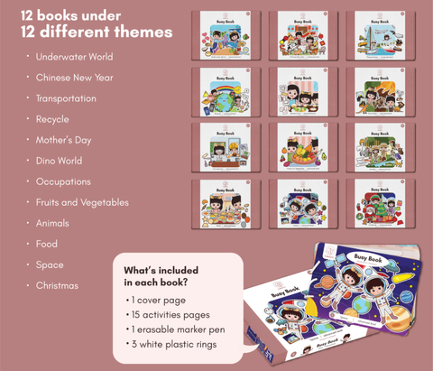 PURE DAYS ADVANCED LEVEL BUSY BOOKS – The Do Good Baby Company
