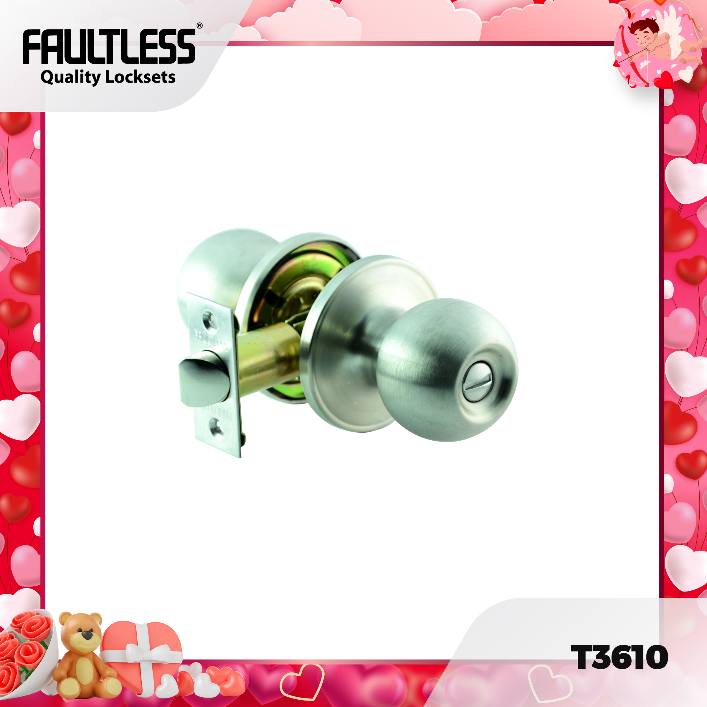 Faultless Knobset T3610 – GIDCI HARDWARE SHOP