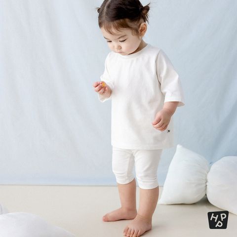 【預購附發票_HARU】happy prince_Pure百搭素色七分袖上衣 – HARUHARU KIDS韓國童裝