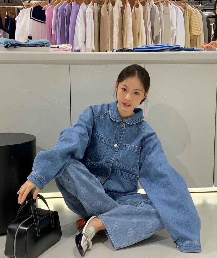 韓國VOCA VACA甜美小圓領牛仔外套 – 🌸 Pink unicorn 🌸