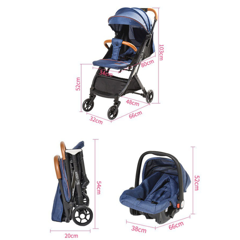 2 in 1 BOYI Baby Stroller | Compact Fold Stroller – TOYSPARK