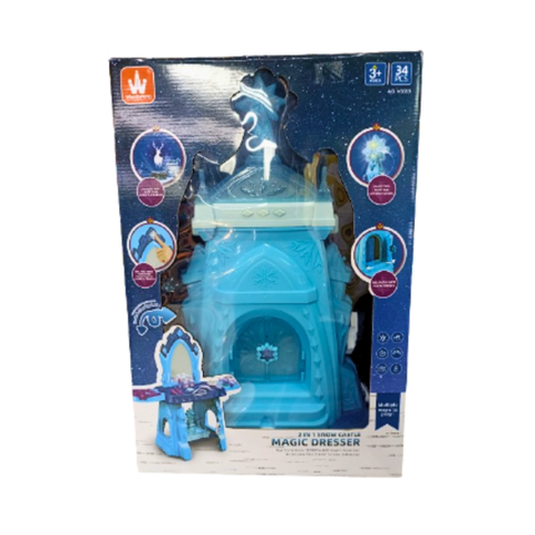 2 In 1 Snow Castle Magic Dressing Table 34 Pcs – TOYSPARK