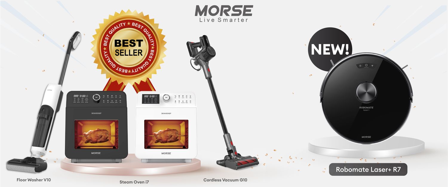 Morse Electronics | Robotic Vacuum | Cordless Vacuum | Dust Mite Cleaner | Malaysia