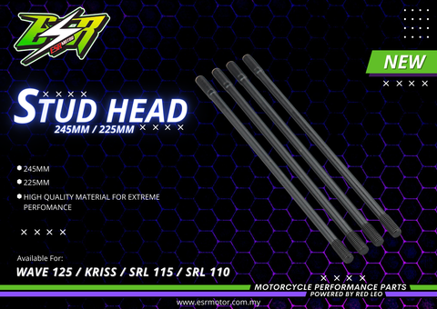 STUD HEAD / BLOCK JET ROD ESR Y15ZR & LC135 , Y16ZR & WAVE – ESR Motor