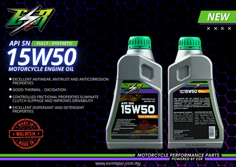 MOTORCYCLE ENGINE OIL - ESR MOTOR – ESR Motor