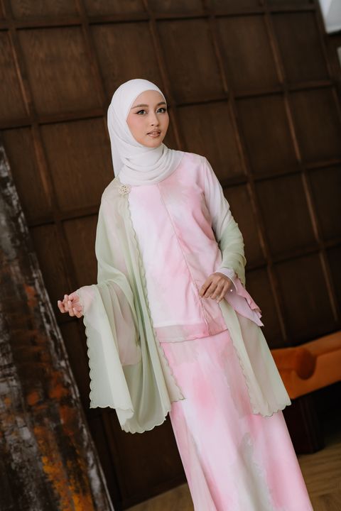 Selendang Embroidery Tangan/Bahu Raya – DAHLIA RTW