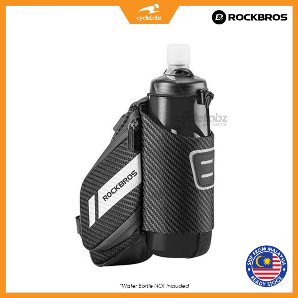 ROCKBROS 1.5L Bicycle Saddle Bag with Water Bottle Pocket Bike Bag Accessories for Road Bike MTB ...