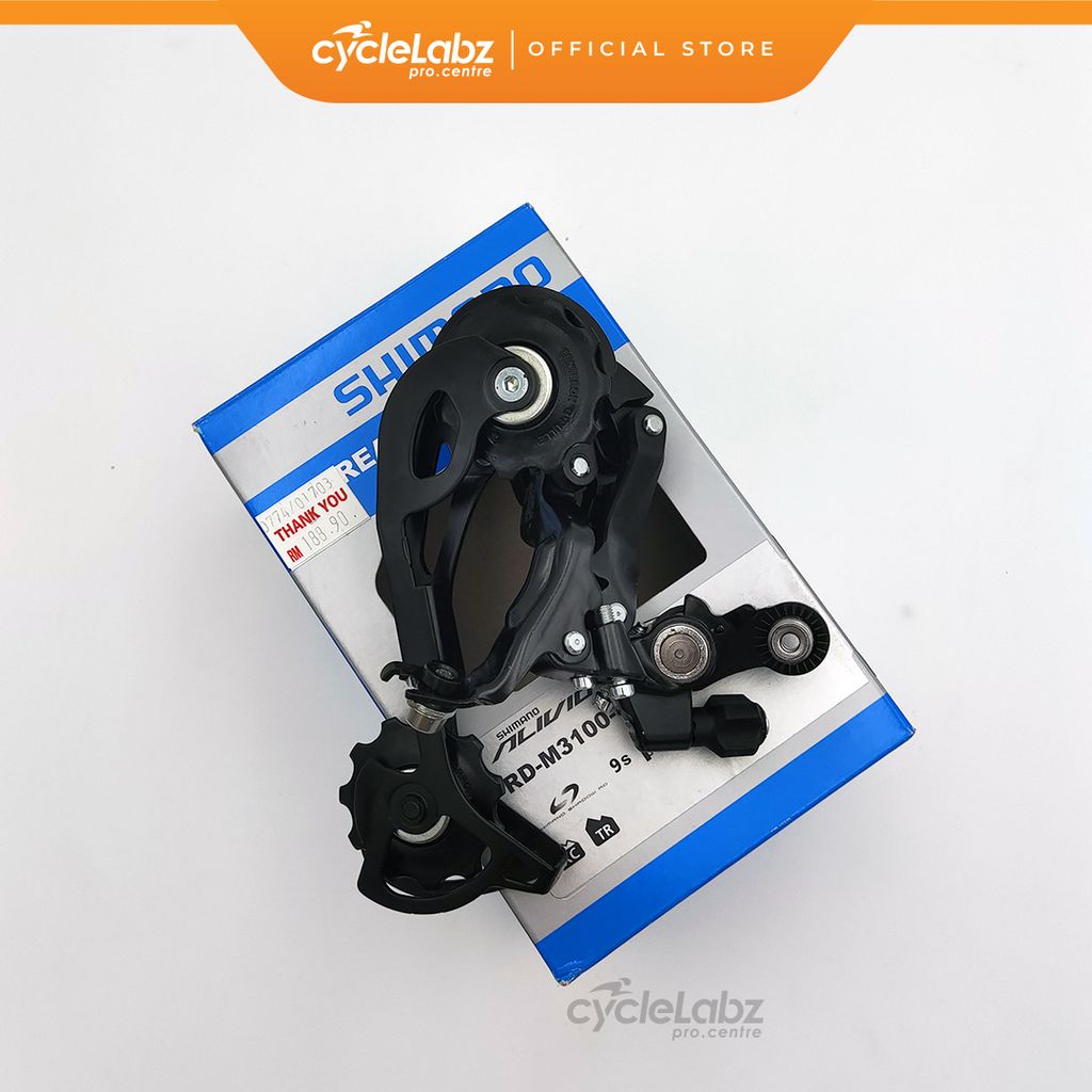 Shimano Alivio RD-M3100 9 Speed Rear Derailleur – Cyclelabz Pro Centre