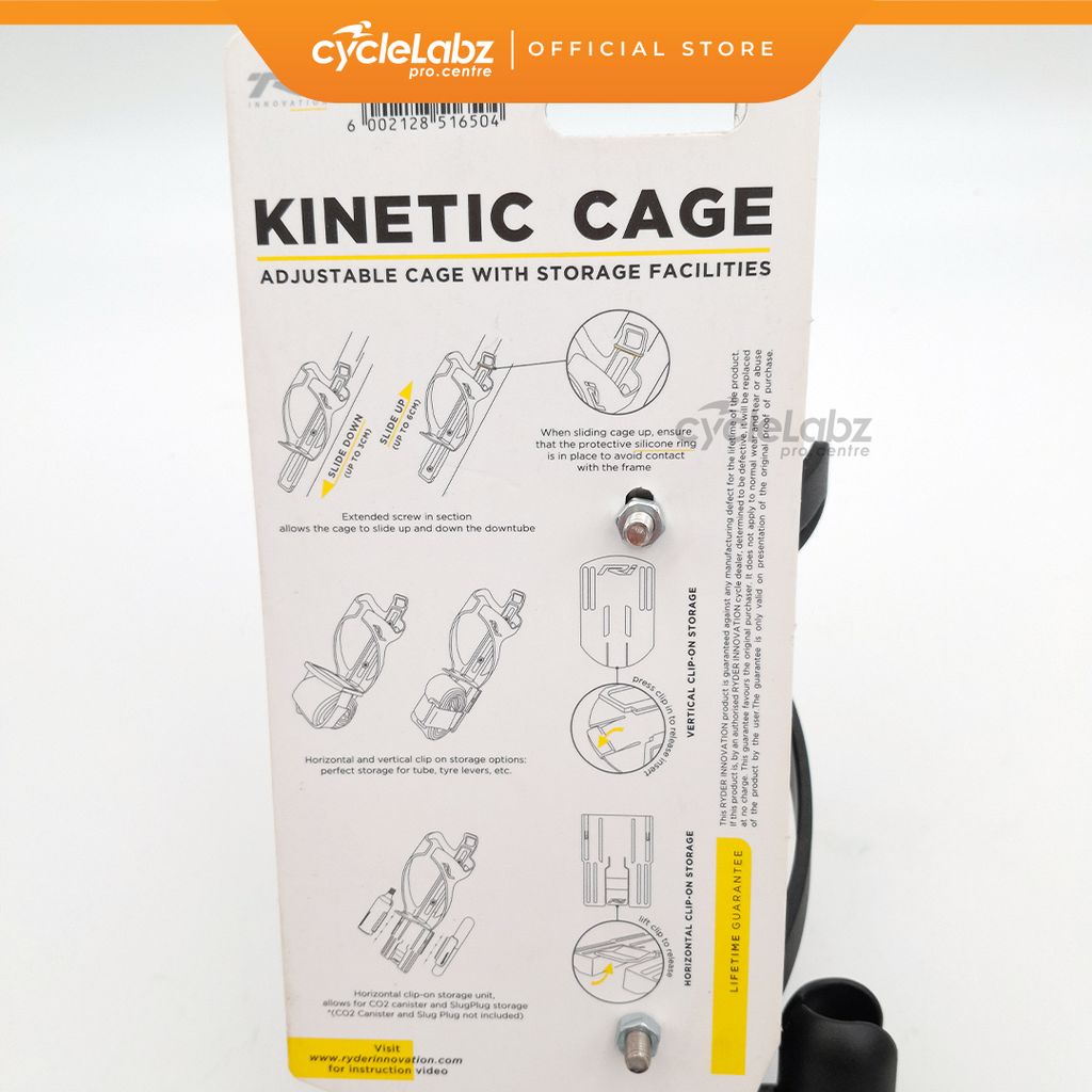 Ryder Kinetic Cage with Storage – Cyclelabz Pro Centre