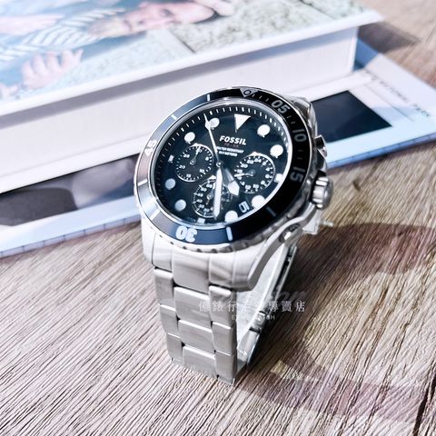 FOSSIL 美國品牌 FB-03 三環計時 潛水造型 男錶 原廠公司貨 FS5725 – 億錶行手錶專賣店