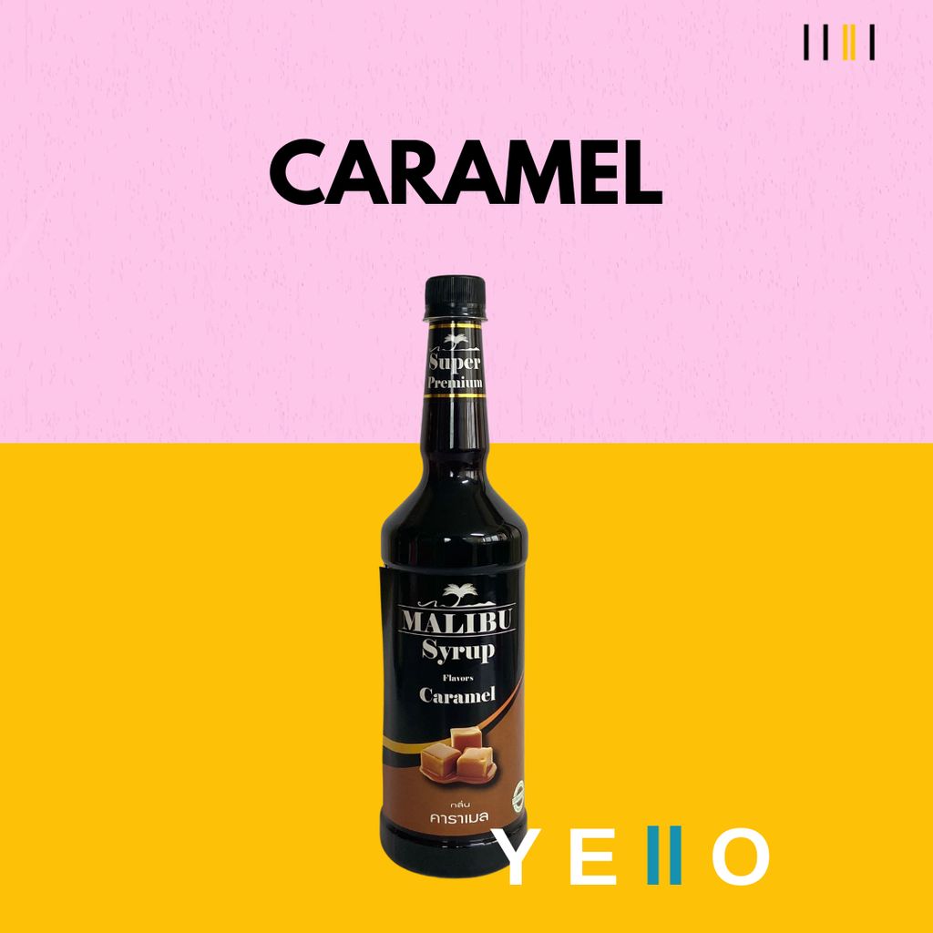 MALIBU SYRUP - CARAMEL – Yello Coffee Solution