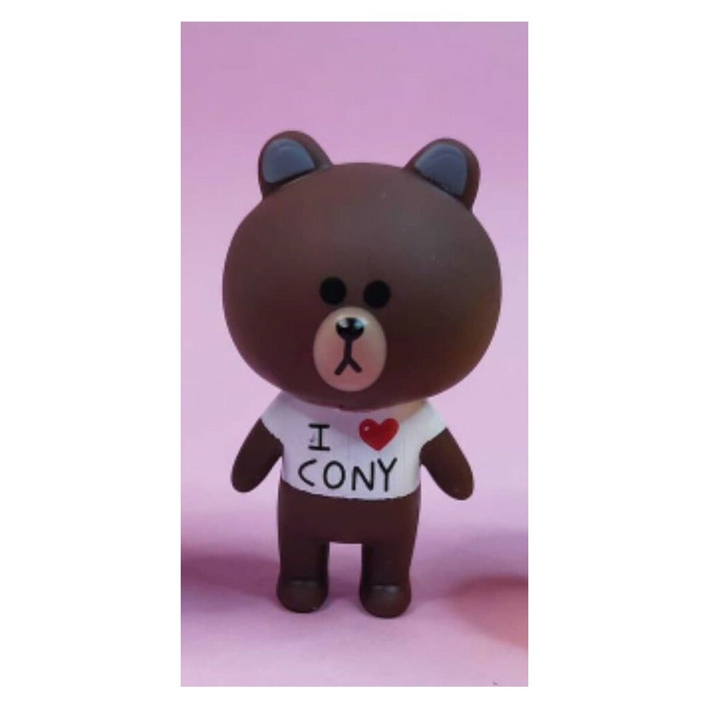 Brown Bear White Rabbit Yellow Duck Cake Decoration Kek Hiasan