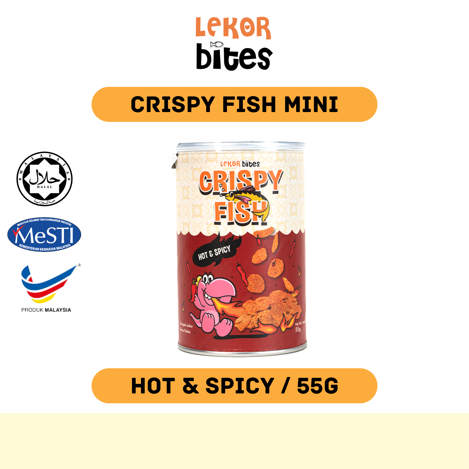 [HALAL] Lekor Bites Crispy Fish Mini | Keropok Lekor Ikan Mini - Hot ...
