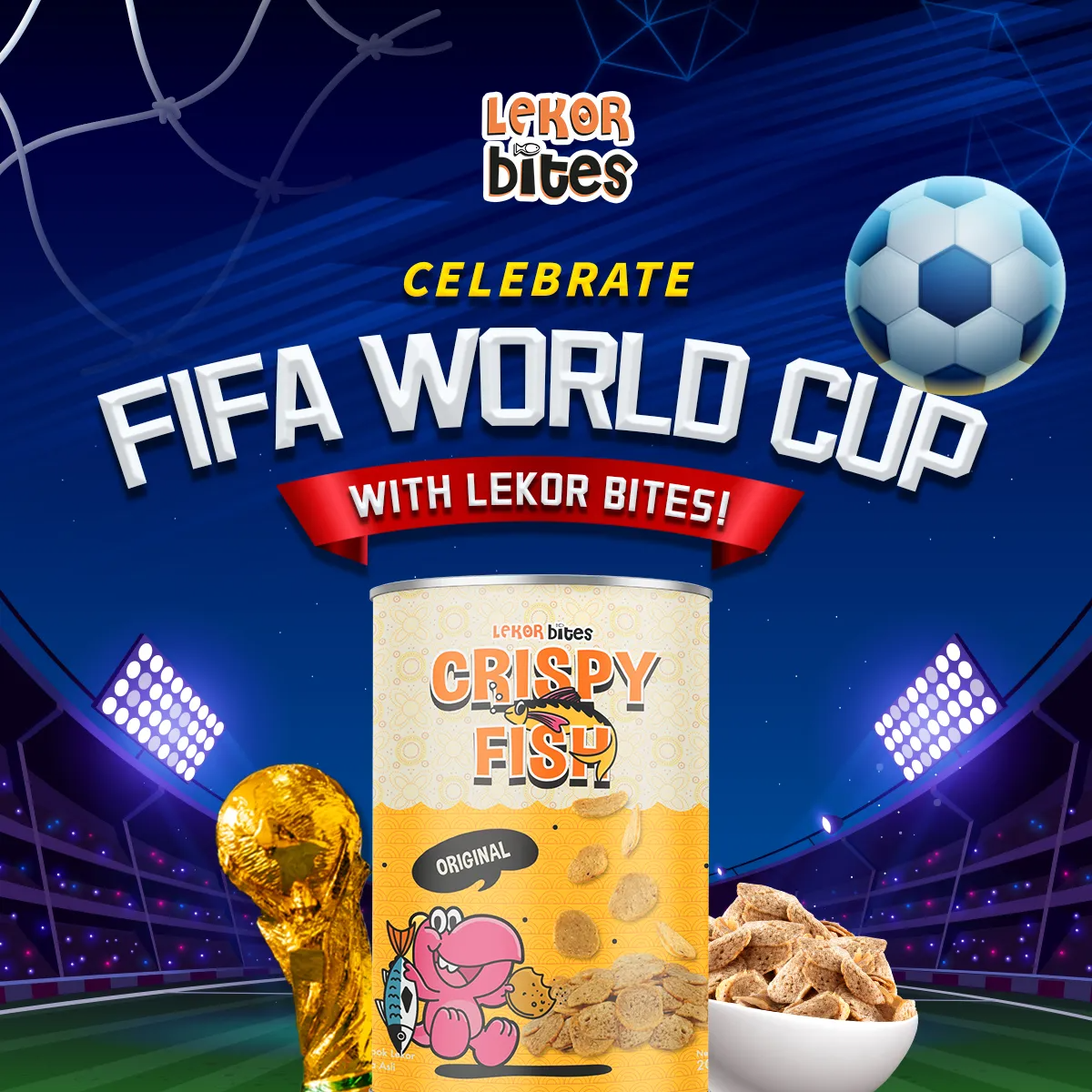 [HALAL] Lekor Bites Crispy Fish Mini 2 Flavours Bundle Set | Set Bundle ...