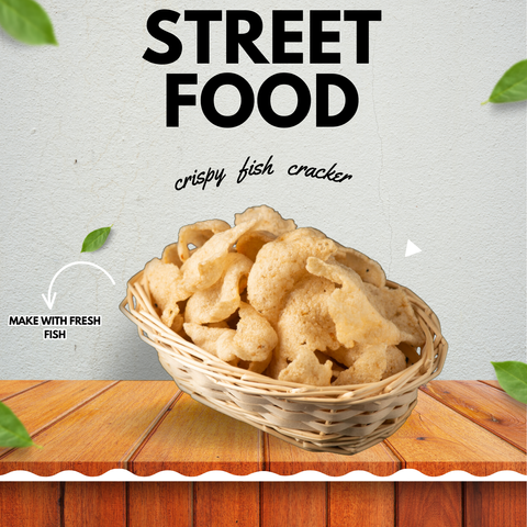 Lekor Bites Crispy Fish Cracker | Keropok Ikan Rangup