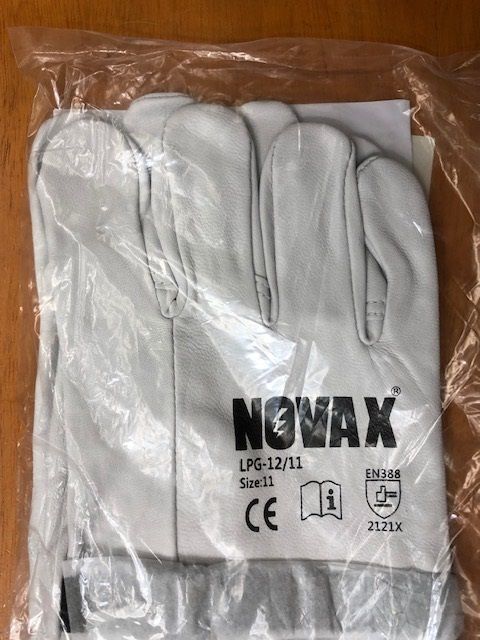 NOVAX 12″ White Leather Glove Protector for Electrical Insulation ...