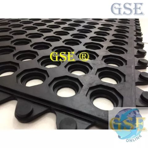 Interlocking Kitchen Mat, 3ft x 3ft, Interlocking Ring Mat ...