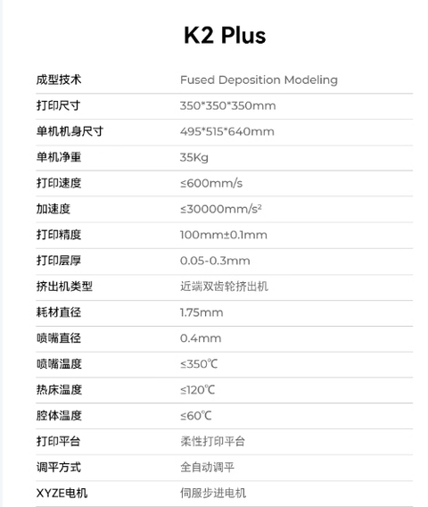 創想三維最新K2 pro / K2 Plus 大尺寸 高速箱型機 (免運費) 3D列印機 Creality – 光予國際 Photonier 3D列印機銷售 (創想三維CREALITY)