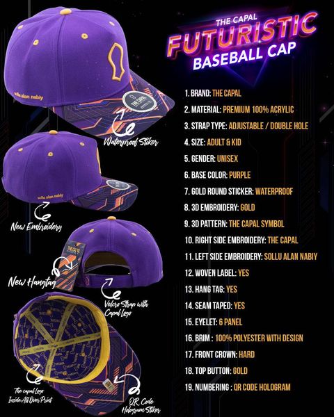 BASEBALL CAP FUTURISTIC 2021 RAYA EDITION – The Capal HQ