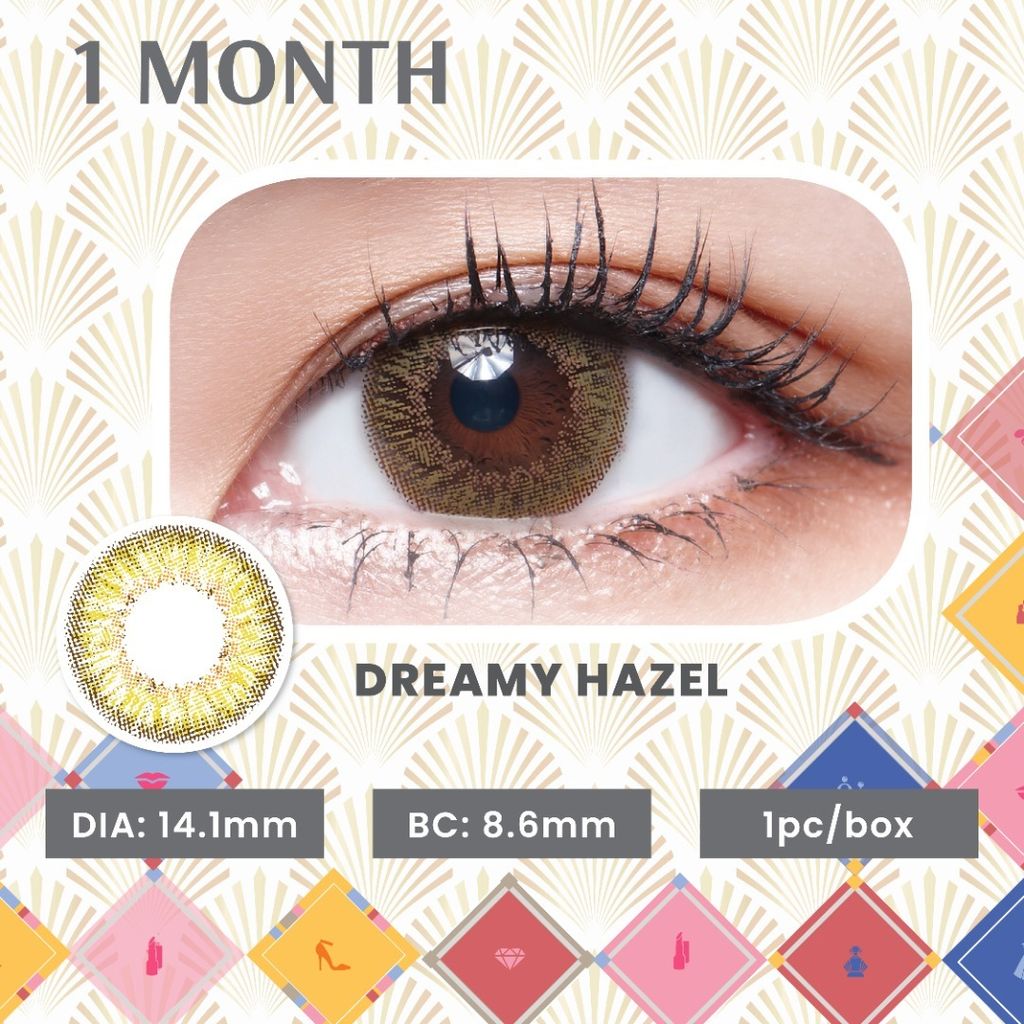 Horien Eye Secret 1 month contact lens (1 pair) - Dreamy Hazel – LensCity Horien Eye Secret 1 month contact lens (1 pair) - Dreamy Hazel – LensCity
