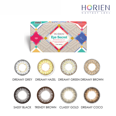 Horien Eye Secret 1 month contact lens (1 pair) - Dreamy Brown – LensCity
