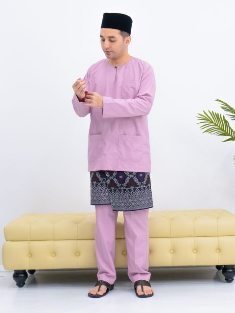 Baju Melayu Teluk Belanga (Sweet Lilac) – MILLA