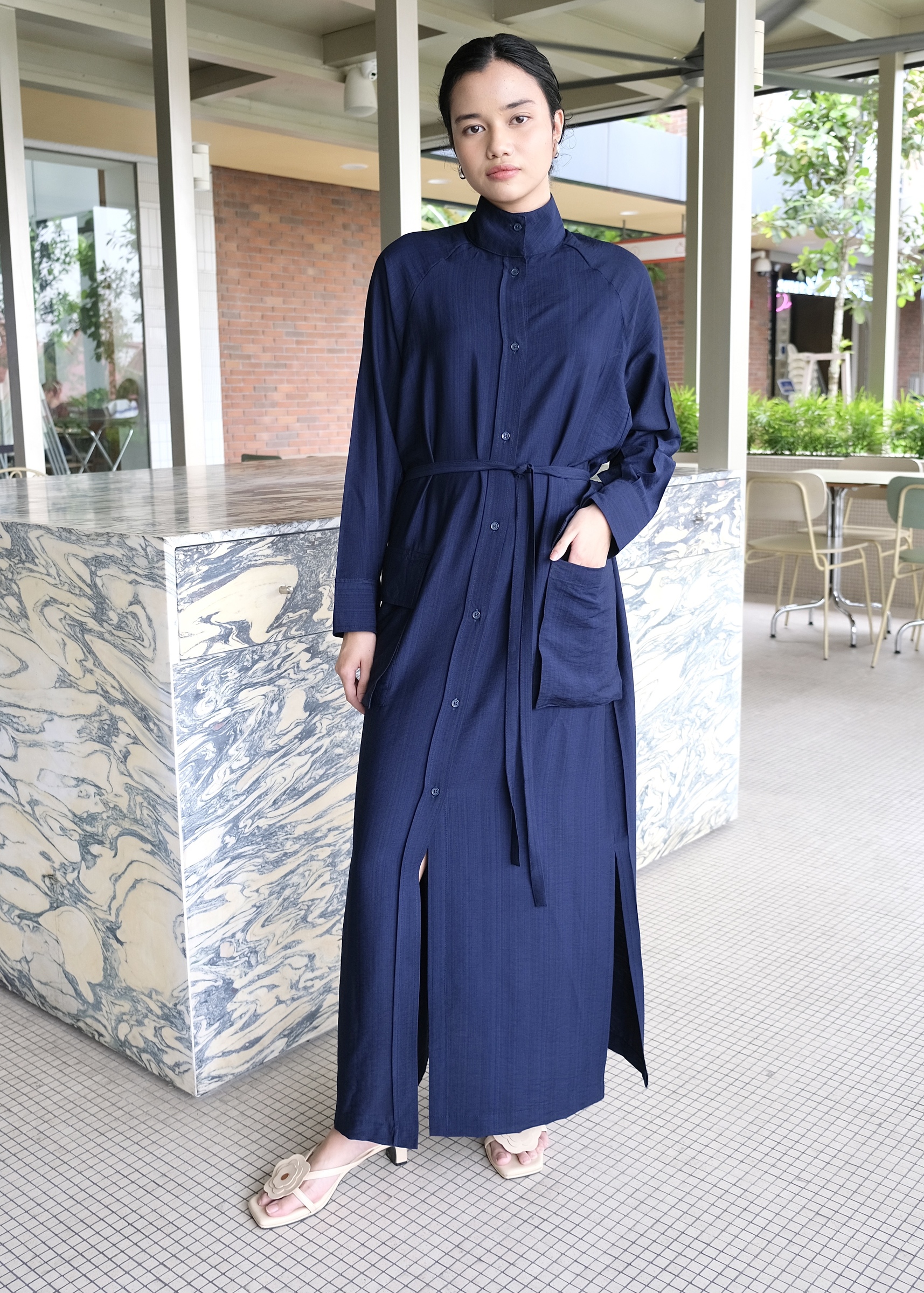 Alice Dress in Navy Blue – Teera Bellesa™
