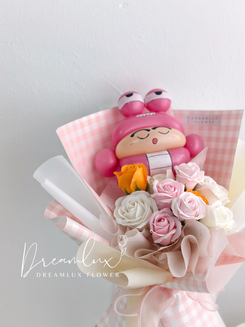 Sinchan Soap Roses Flower Bouquet – Dreamlux Gift