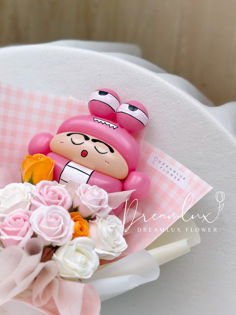 Sinchan Soap Roses Flower Bouquet – Dreamlux Gift