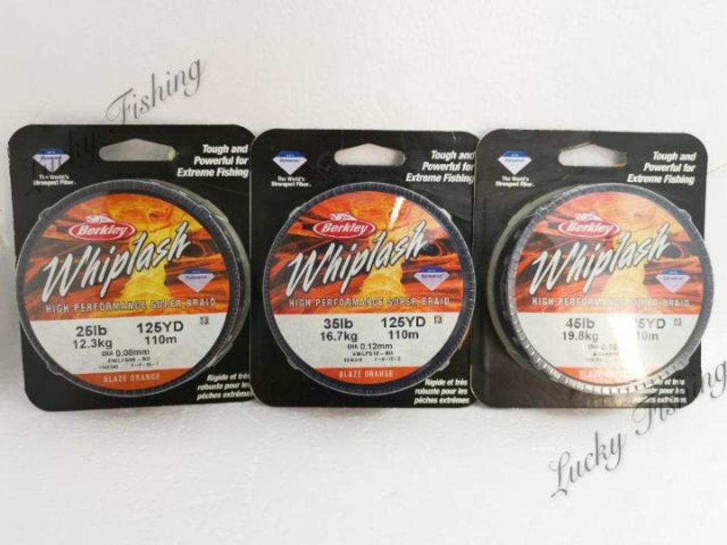 Berkley Whiplash High Performance Super Braid – Lucky Fishing Tackle