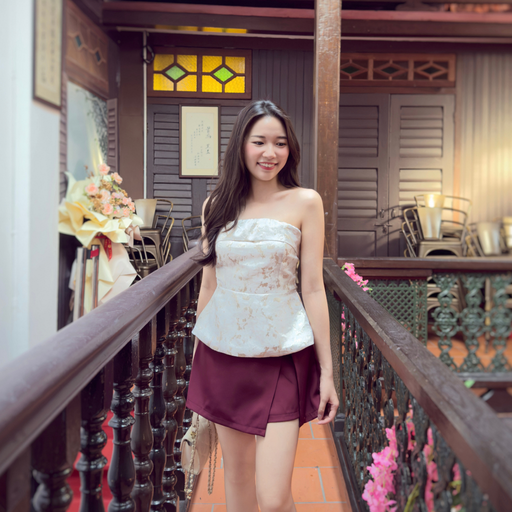 -8kg Suit Skort - Light Purple / Maroon / Black / Grey – Eun Studio