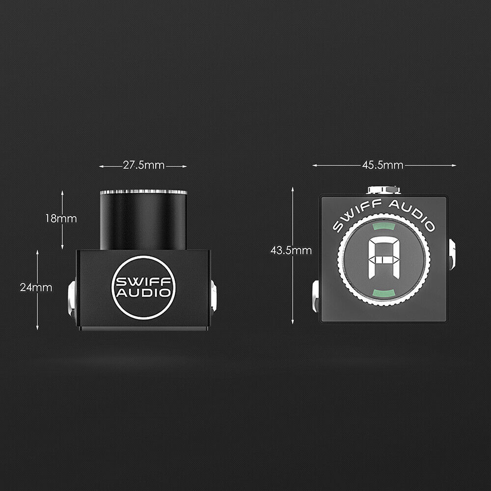 SWIFF Audio C10 Mini Pedal Tuner LED Display (Chromatic Tuning) - ( C- 10 / C 10 ...