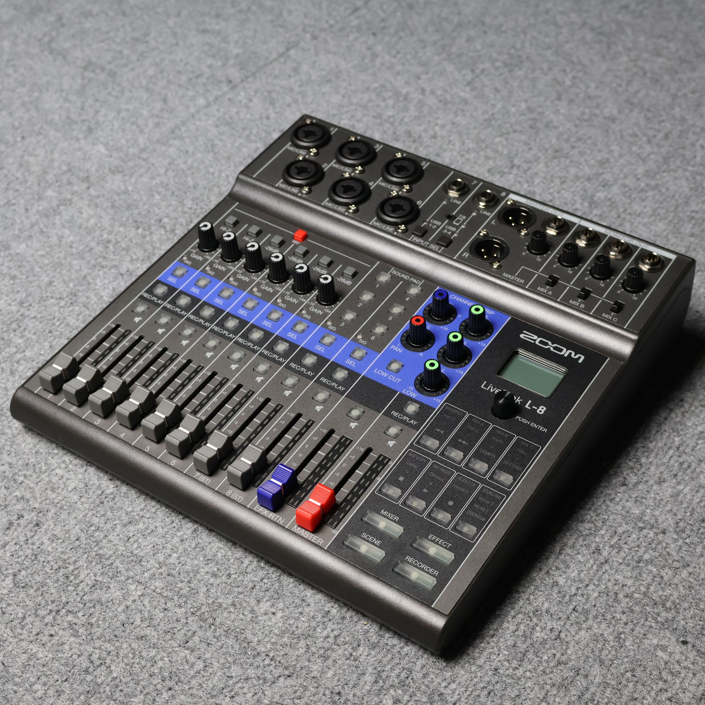 Zoom LiveTrak L-8 – 8 Channel Digital Mixer with Interface ( L8 / L 8 ...