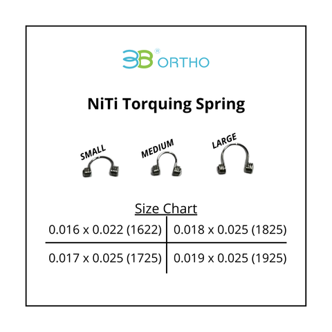 Ready Stock 3B ORTHO - Torquing Spring (10pcs /pack) 🟢 – MSLI Dental ...