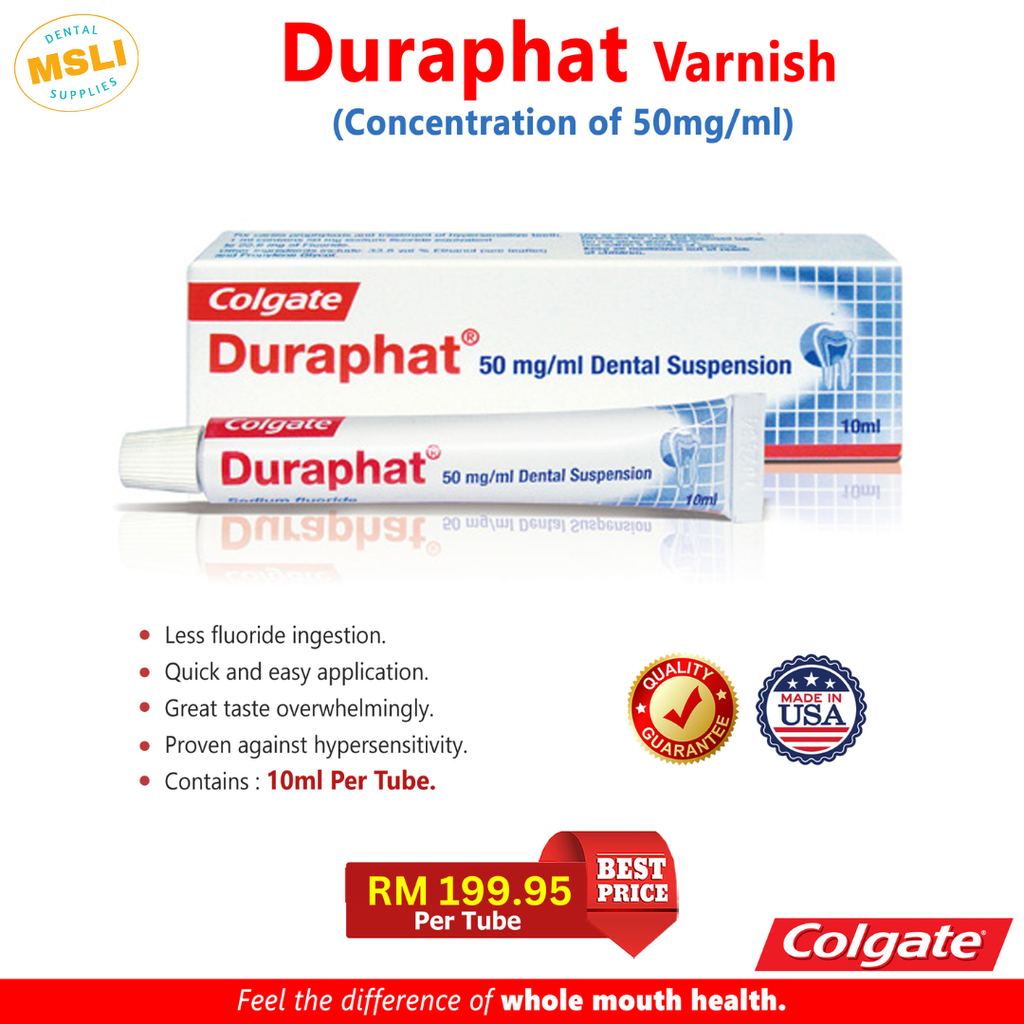 🚚 Delivery Eta Within 3 Days Colgate Duraphat Varnish 50mg Ml