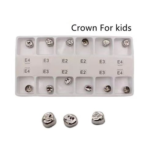 PRE-BOOK (ETA: 1 to 2 Wks) TEMPORARY METAL CROWN (12 pcs per Kit) - For ...