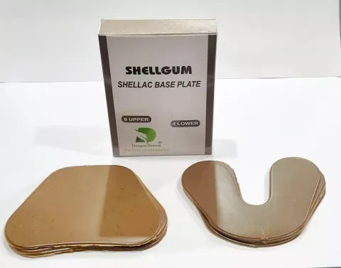Ready Stock DENGEN SHELL GUM - Shellac Base Plate 🟢 – MSLI Dental Supplies