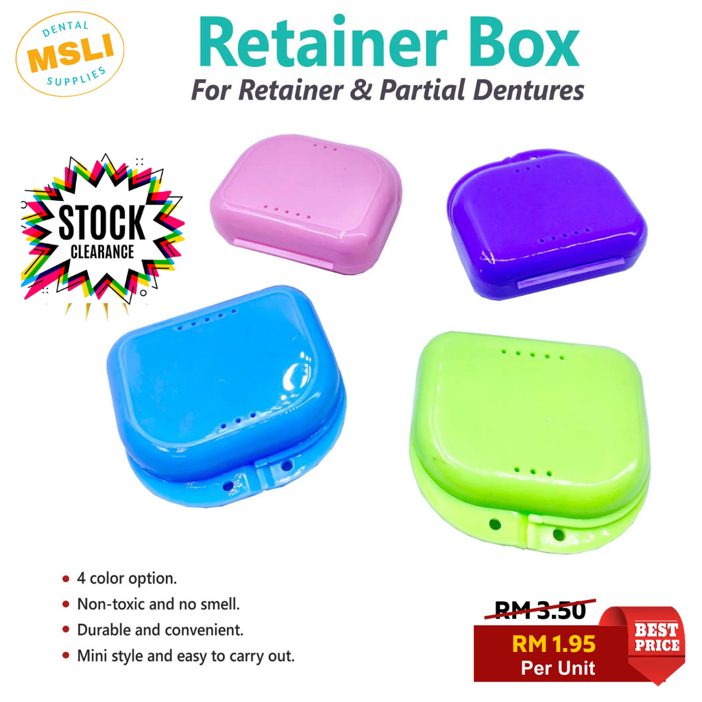 RETAINER BOX (With Air Vent Hole) - For Retainer & Partial Dentures 🟢 ...