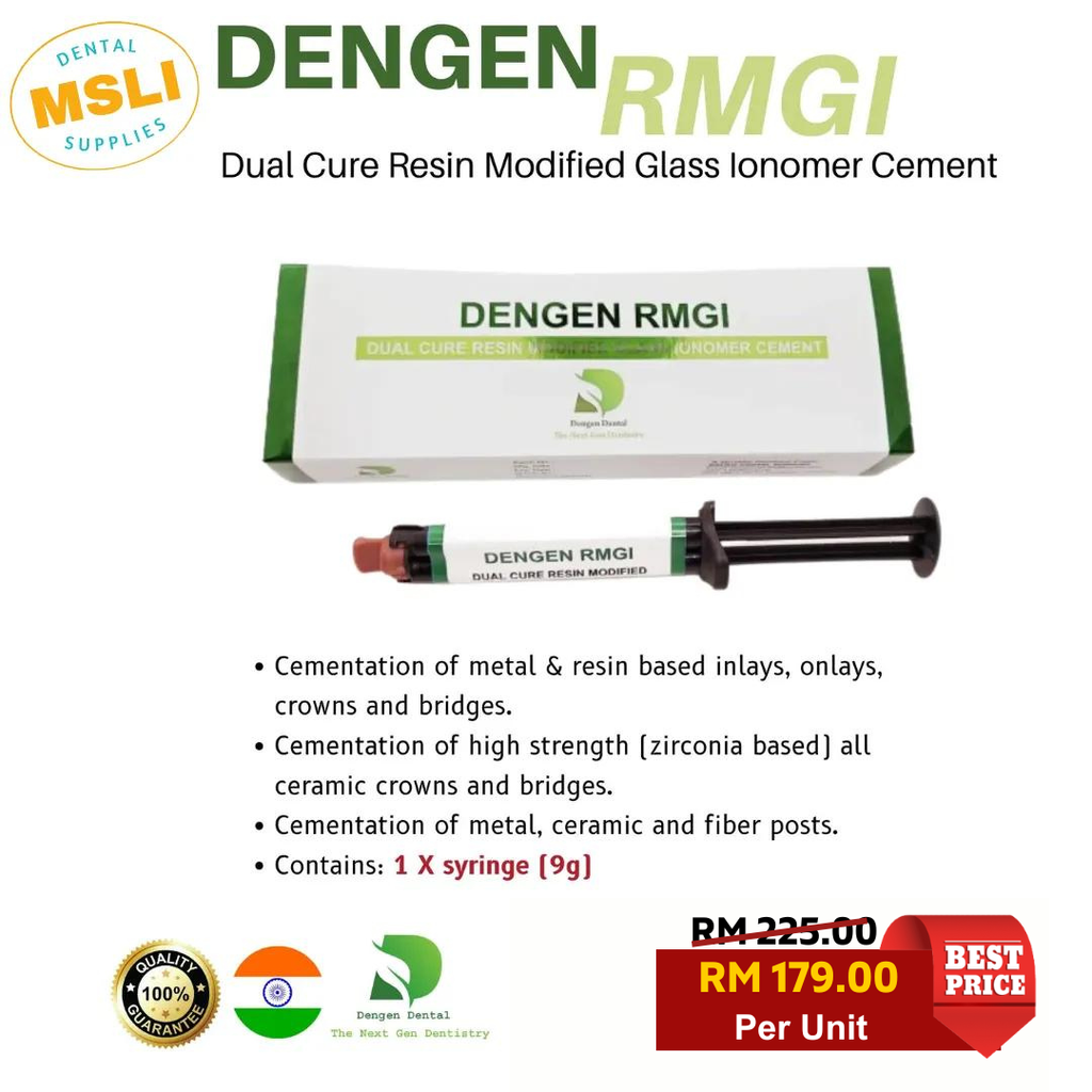 DENGEN RMGI (DUAL CURE RESIN MODIFIED GLASS IONOMER CEMENT) 🟢 – MSLI ...