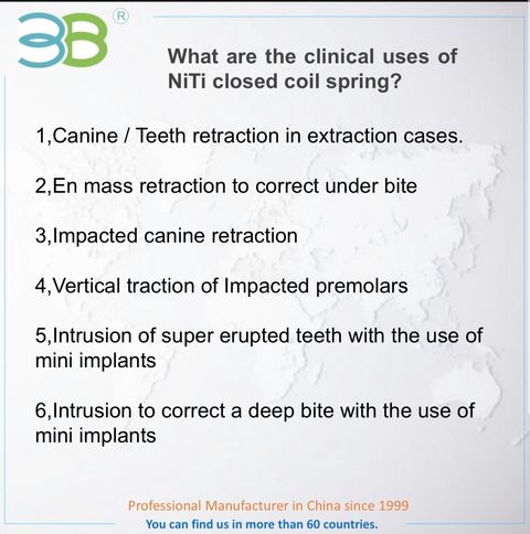 Special Promo 🎉 Ready Stock 3B ORTHO - NITI CLOSED COIL SPRING WITH ...