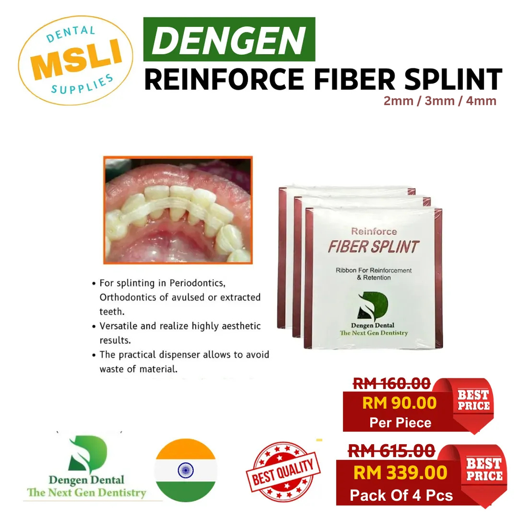 Ready Stock DENGEN REINFORCE FIBER SPLINT - Fiber Reinforced Composite ...