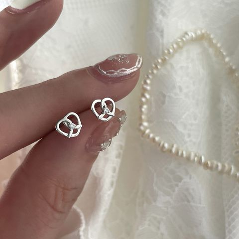 S925 Mini pretzel earrings – Orensoda