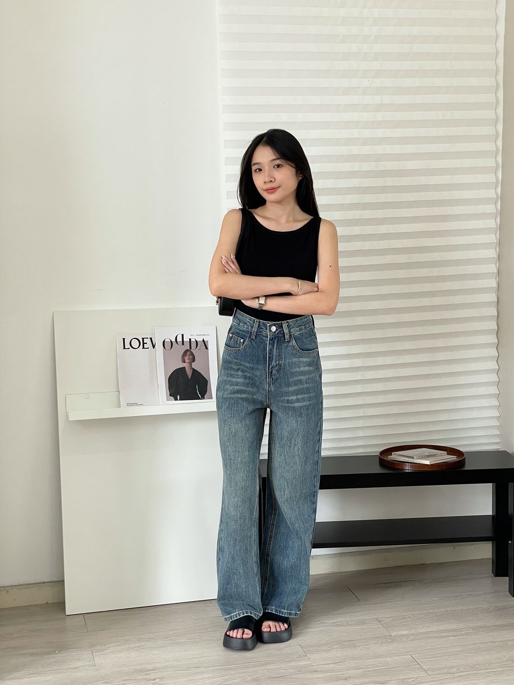 Poppy Basic Singlet - Black – Avianna Studio