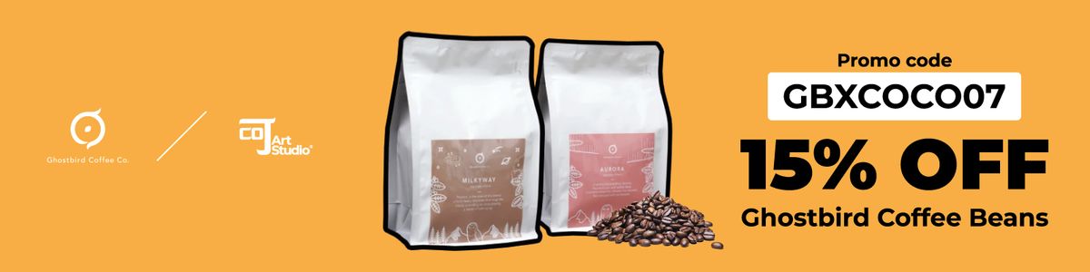 Ghostbird Coffee x Coco Art Studio Exclusive Promotion