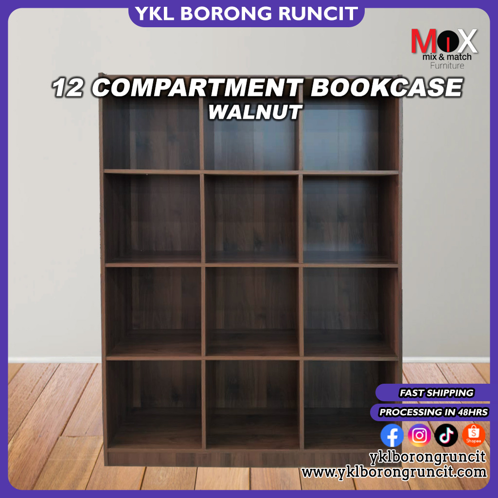 12 Compartment File Cabinet | Full White | Sonoma Oak | Walnut – YKL ...