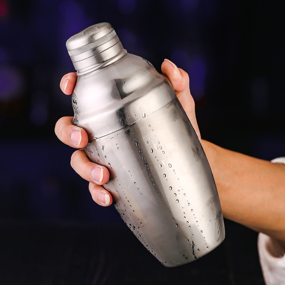 日式 304不鏽鋼雪克杯 550ml – 路西法酒具專門店